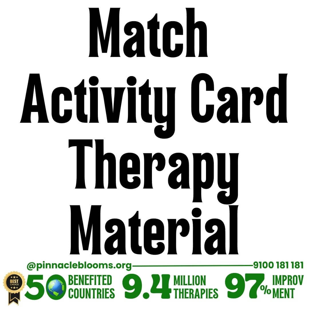 Match Activity Card for Effective Autism and ADHD Therapy