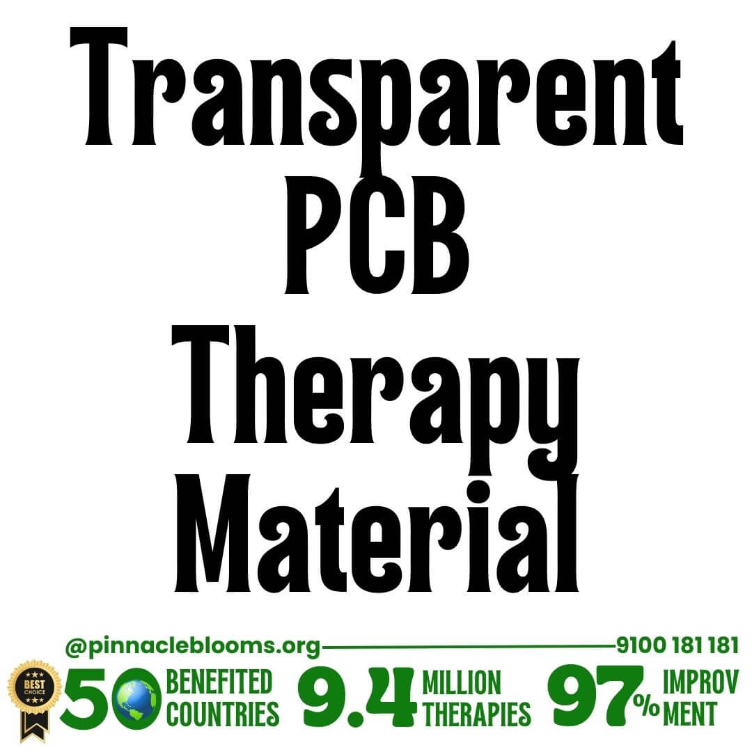 Transparent PCB for Speech Therapy, ABA, Occupational Thera