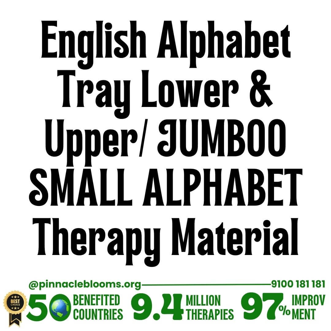 Effective Use of English Alphabet Tray Lower in Autism Ther