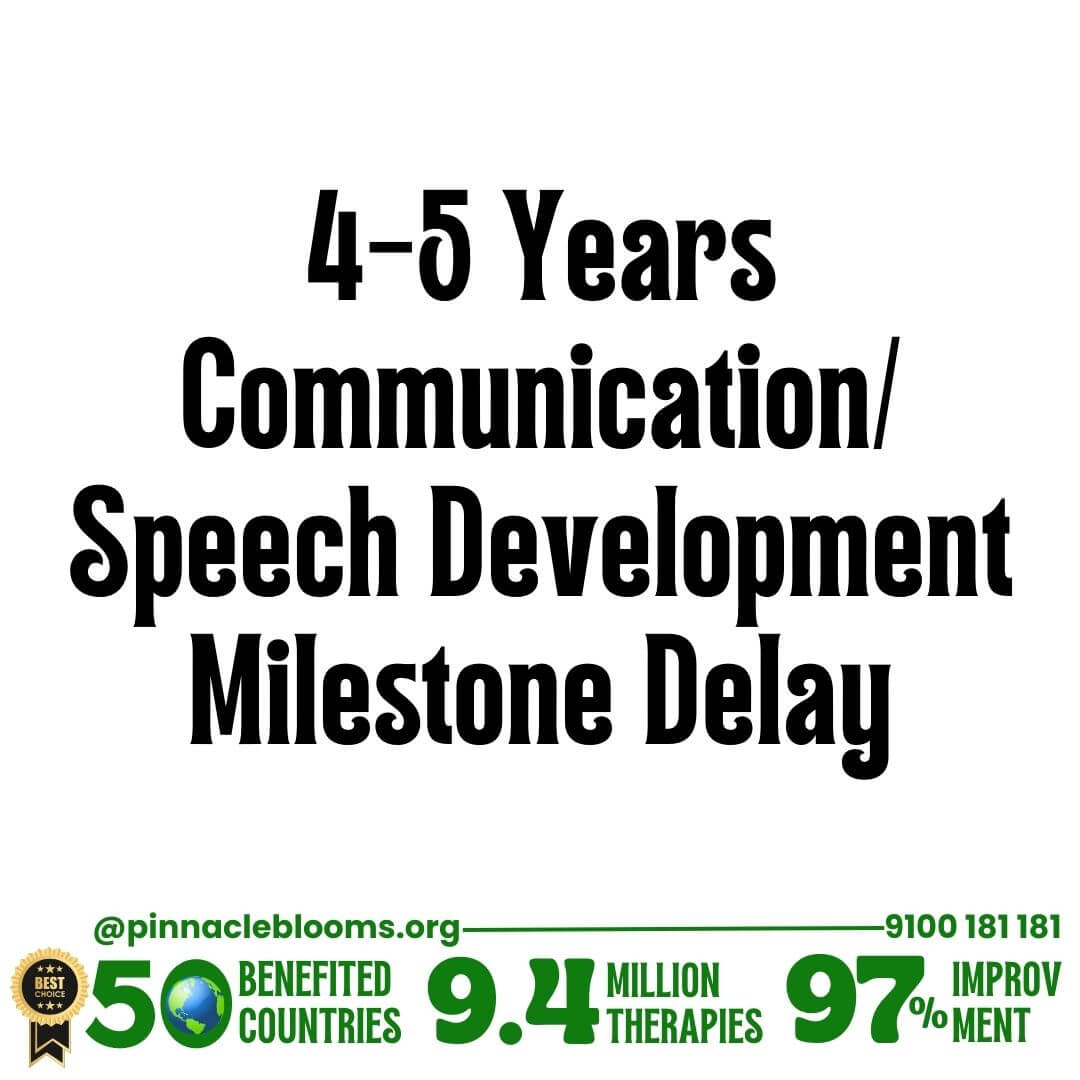 Communication/Speech Developmental Milestone Delays in 4-5